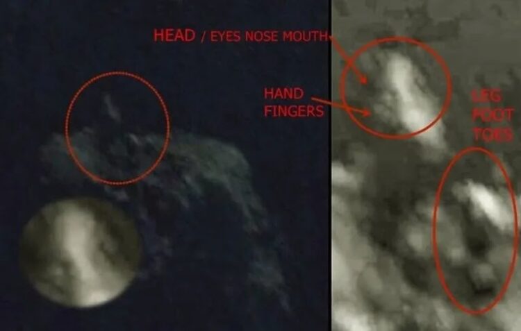 Nephilim Giant were captured by satellite on Patagonian Mountains ...